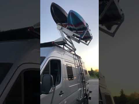 2020 Revel - RazerLift unit with fabricated kayak attachments by EV Detroit