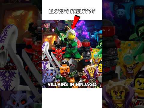 Lloyd Is Responsible For Most Of The Villains In Ninjago???|#ninjago #ninjagolloyd #lego #shorts