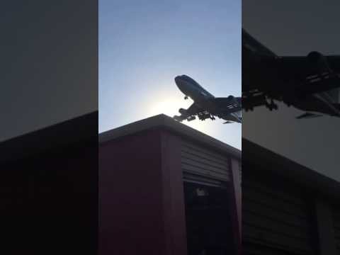 Air Force one on Final Approach into PBI