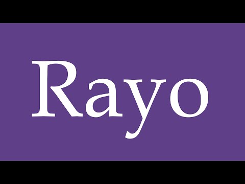 How To Pronounce ''Rayo'' (Lightning) Correctly in Spanish