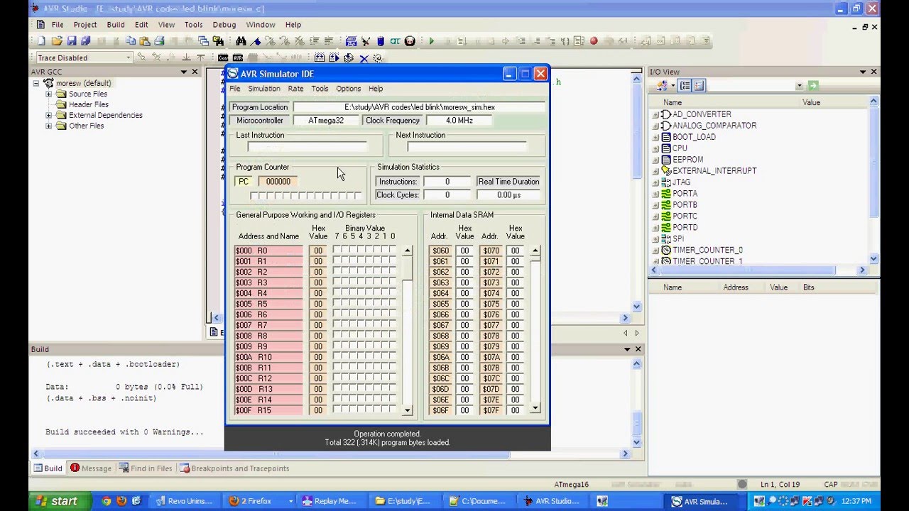 AVR SIULATOR IDE-simulation tutorial.avi