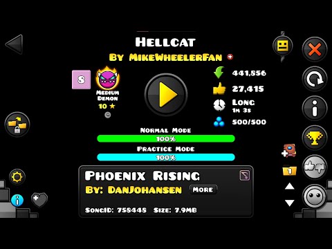 Steam Community :: Video :: Hellcat (Medium Demon) 100% - GDDP