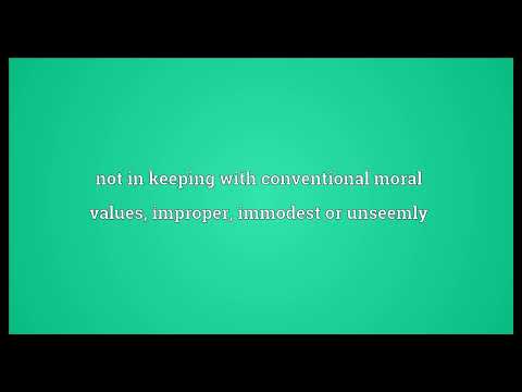 Indecent Meaning