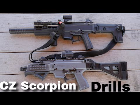 CZ Scorpion Shooting Drills With My Girlfriend