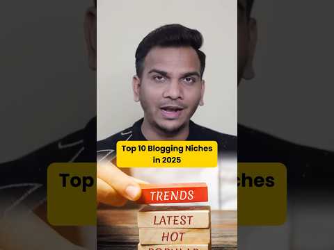 Top 10 Blogging Niches in 2025 ???? @SatishKVideos #shorts #blogging