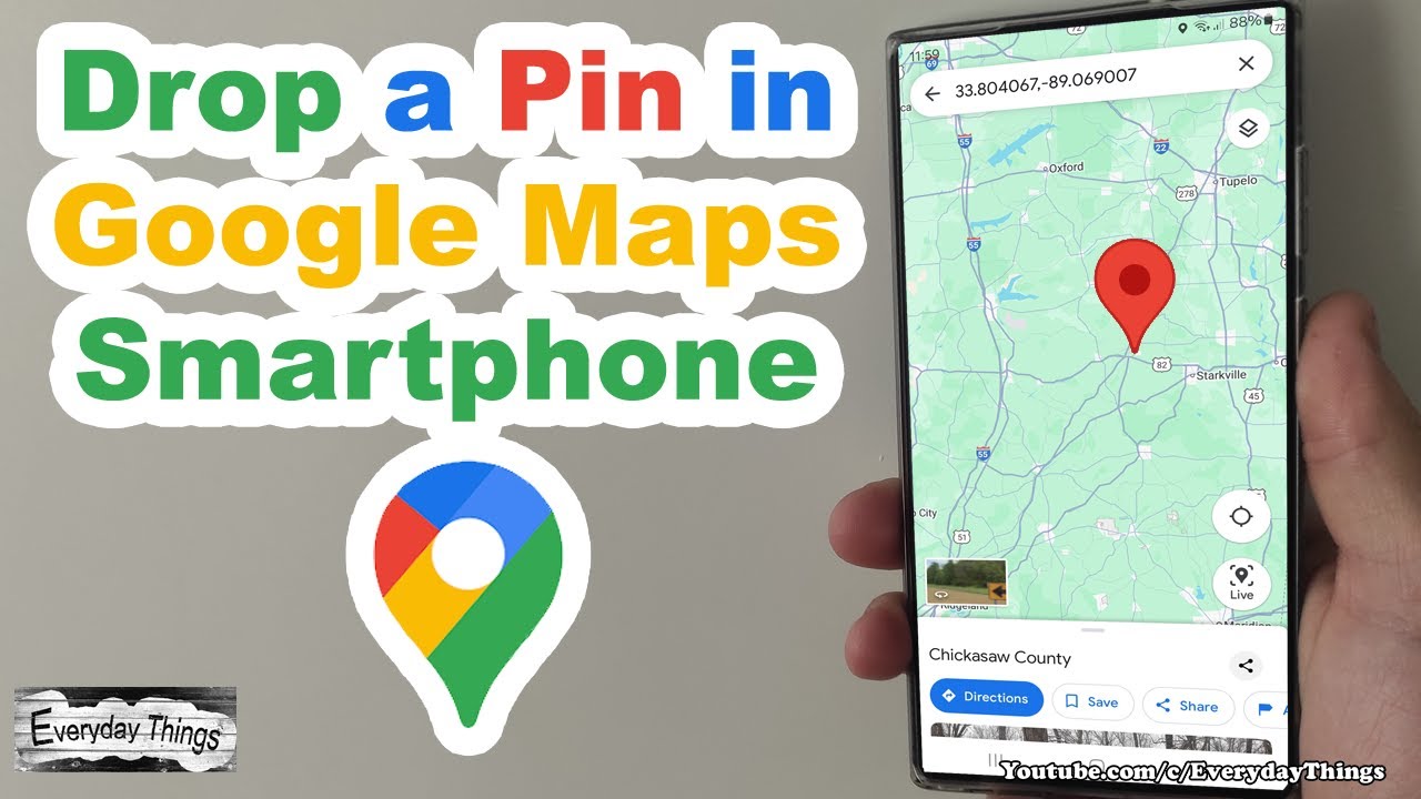 How to Drop a Pin in Google Maps on Your Smartphone - Easy Steps