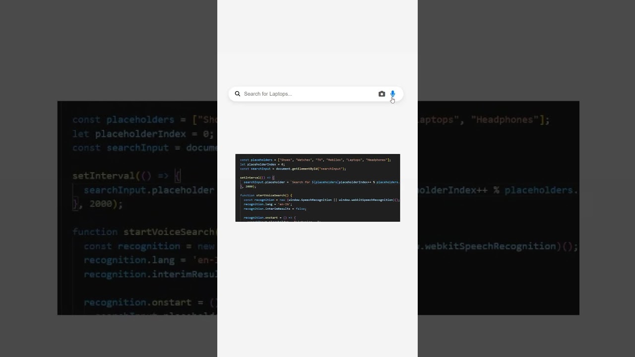 Shopping Search Bar Design using HTML CSS JavaScript #coding #shorts #cssanimation