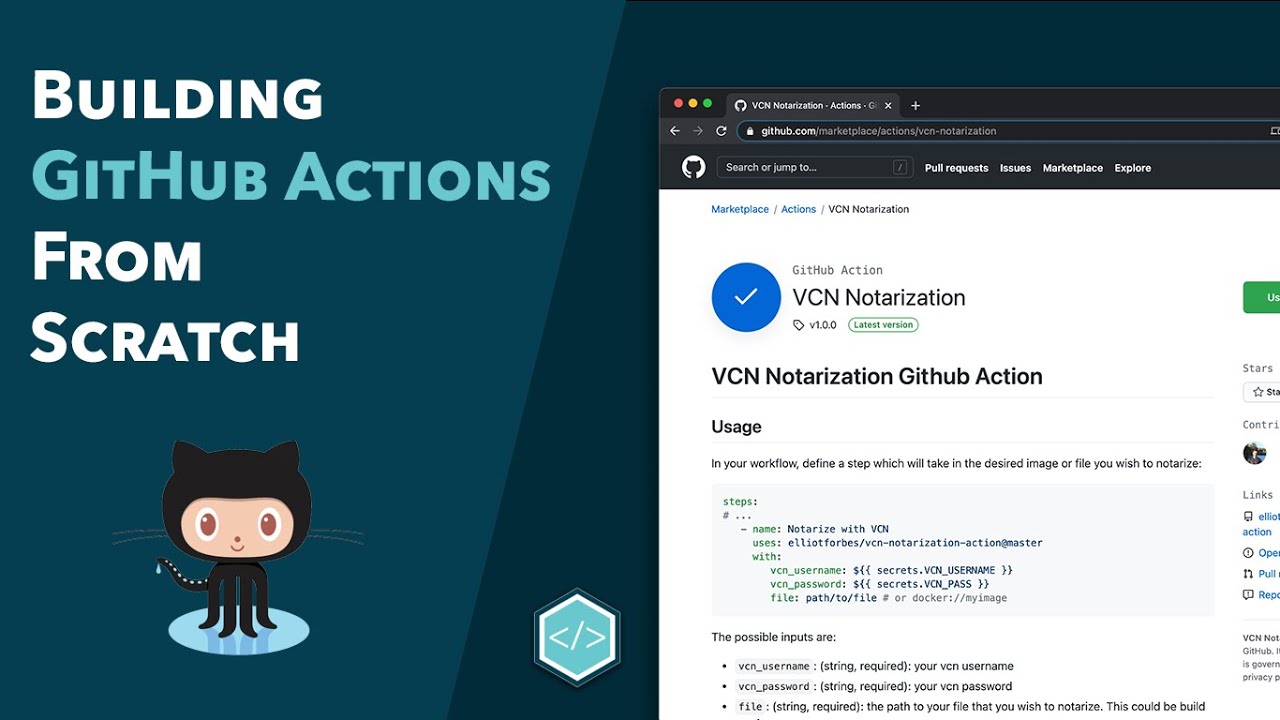 Building GitHub Actions from Scratch with Docker