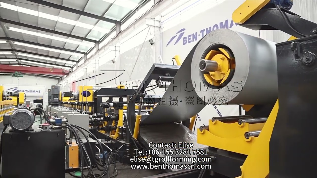 GRAIN BIN PLATE CORRUGATED LINE MACHINE- SILOS PRODUCTION / Roll profiling machine for silo sheet