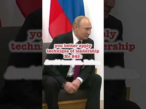 Putin Body Language Leadership Confidence #leadership #confidence #bodylanguage #putin #shorts
