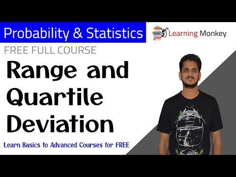 Range and Quartile Deviation Video Lecture - Crash Course (English) for ...