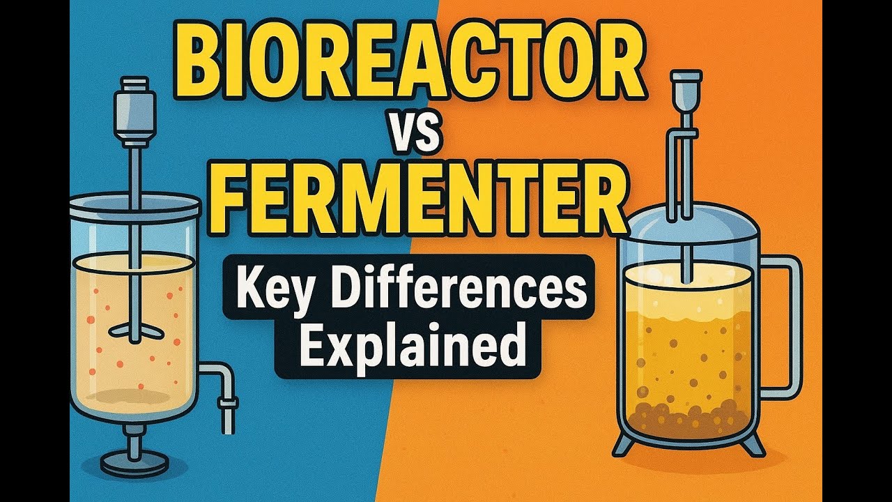 Difference Between Bioreactor and Fermenter | Biotechnology Explained Simply
