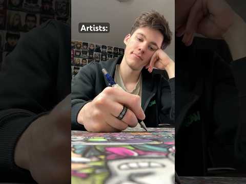 Artists after finishing an artwork😂😭