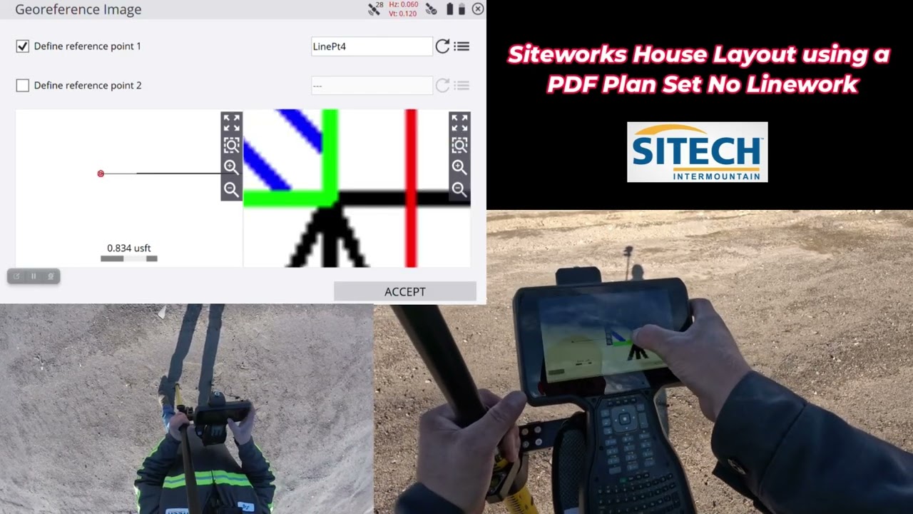 Siteworks House Layout and Model off a PDF Plan Set No Linework