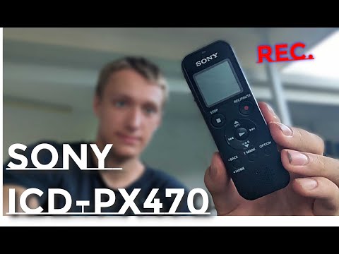 Sony ICD-PX470: Basic Tutorial - How to record, and access files.