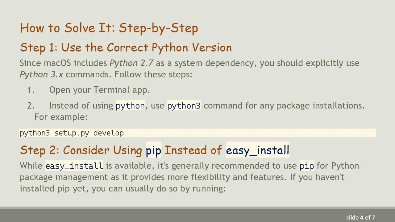 Fixing the Operation Not Permitted Error on Mac Terminal When Installing Python Packages