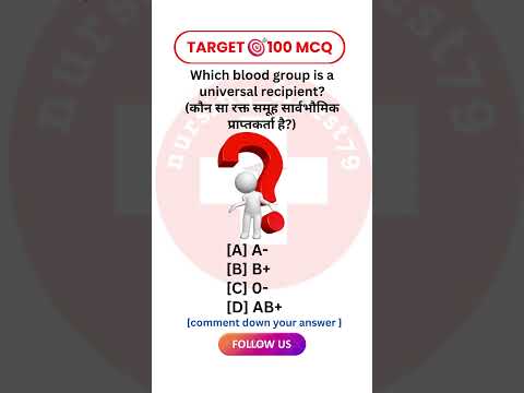 Which blood group universal recipient