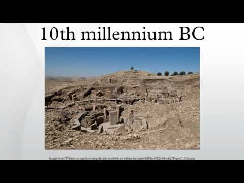 10th millennium BC