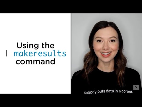Using the makeresults command