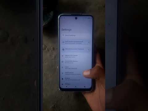 Moto G 32 settings
