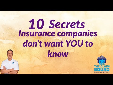 10 Secrets Insurance companies don't want YOU to know