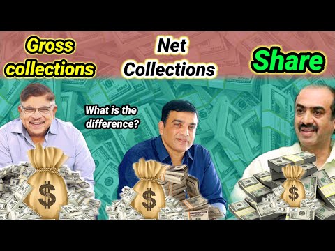 Difference Between Gross collections, Net collections and Share| Movie collections #video #viral
