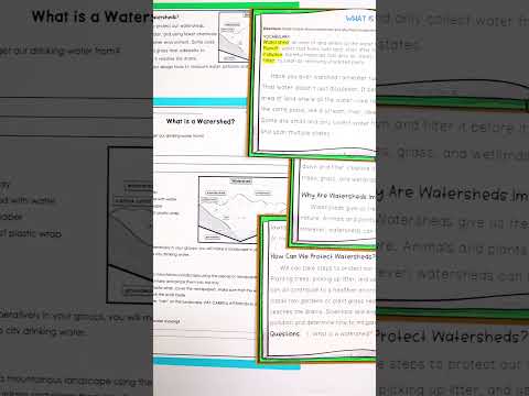 How to Teach Watersheds and Environmental Impact | Upper Elementary and Middle School Science