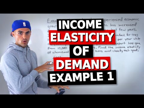 ECN 104 (Microeconomics) - Income Elasticity of Demand Example 1 - Ryerson University