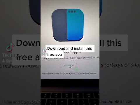 Free app Add Windows snap features in macOS #fyp #fypã‚· #tiktok #macbook #apple #tiktok #tiktokvideo