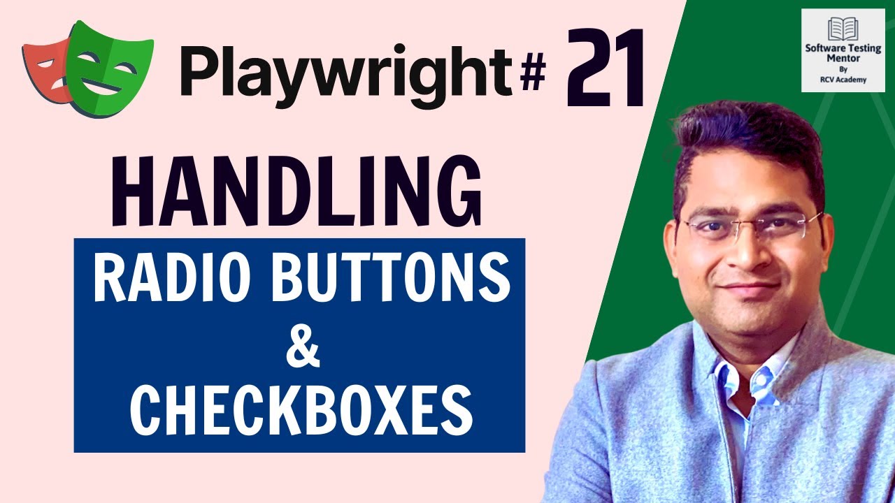 Playwright Tutorial #21 - How to Handle Radio Buttons and Checkboxes