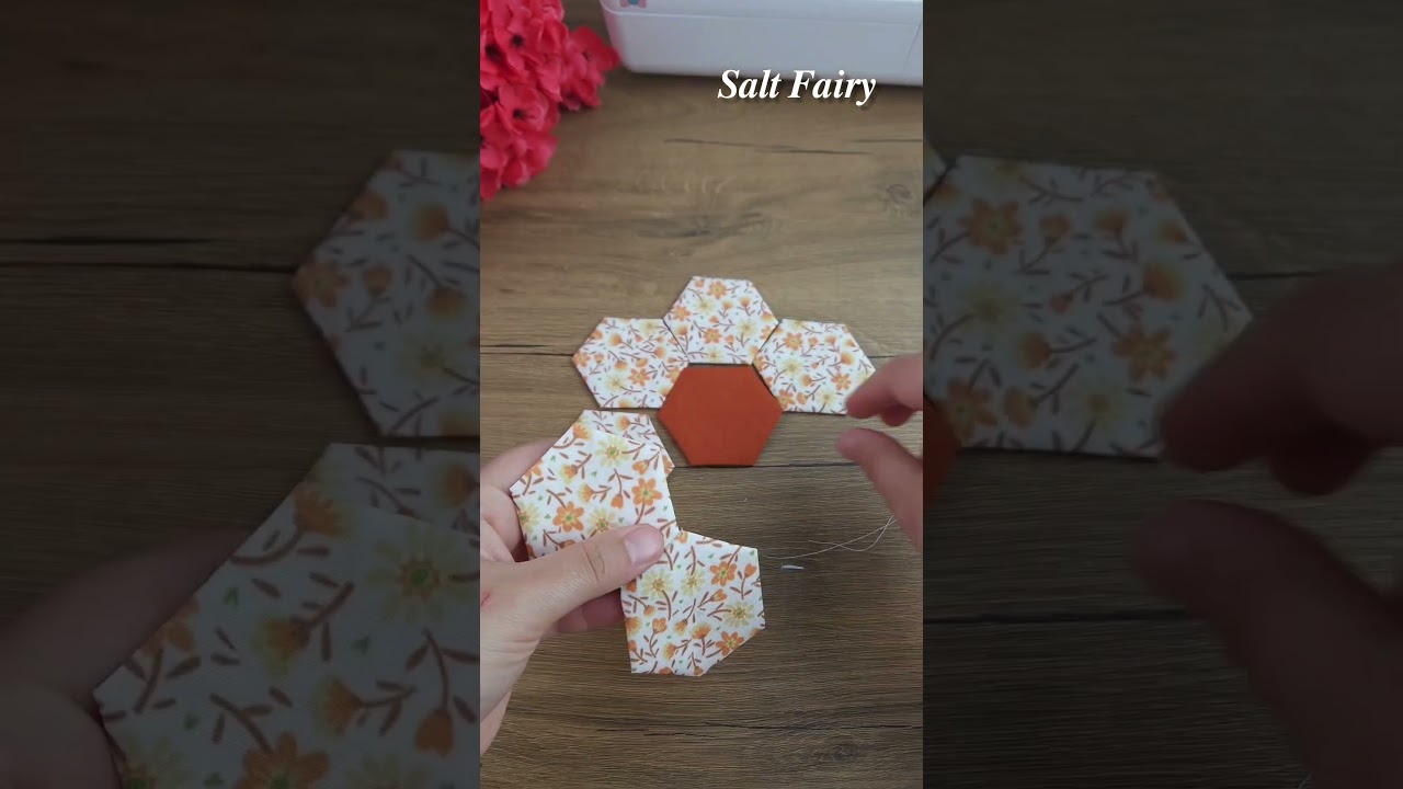 How to Make a Hexagon Without a Template – Patchwork Tutorial Part 2 #patchwork #diy #sewing