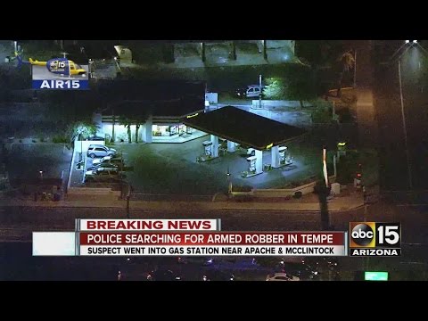 Police searching for armed robber in Tempe