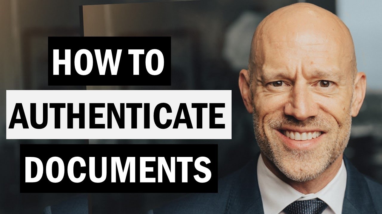 How to Authenticate Documents at Trial