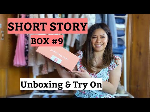 SHORT STORY #9 Unboxing & Try On petite clothing box