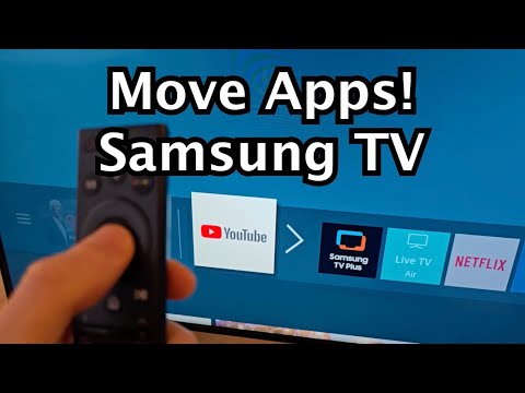 How to Move Apps on Home Screen on Samsung Smart TV!