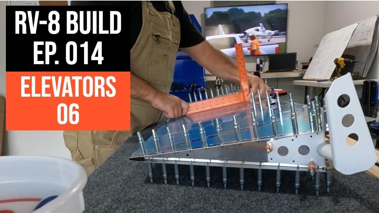 Aviation: Vans RV Aircraft - RV-8 Build Ep. 014. Elevators 06