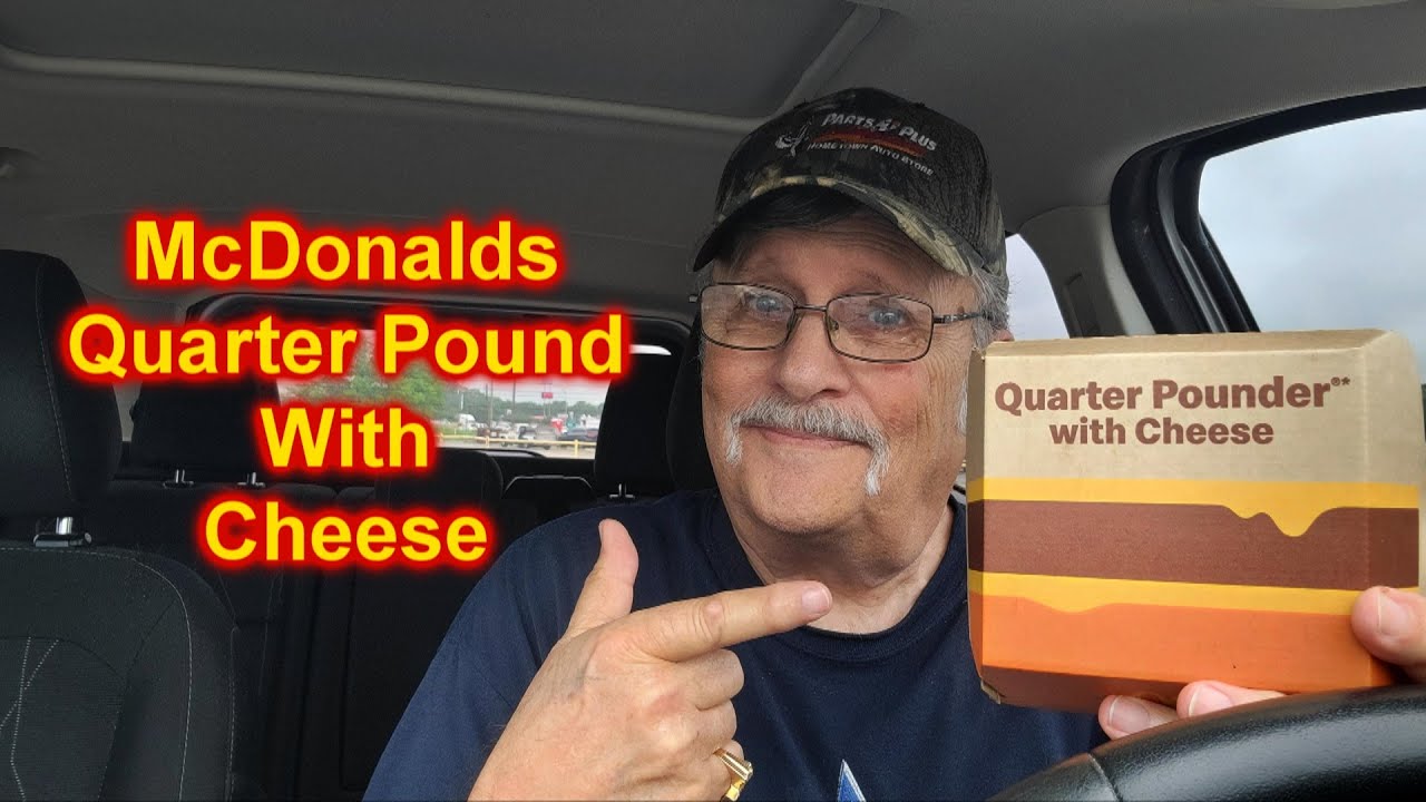 McDonalds Quarter Pounder®* with Cheese Taste Test and Rating