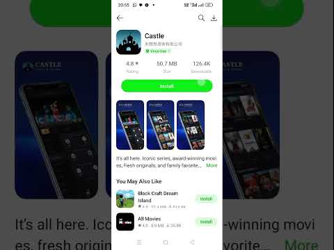 how to download castle app for free movie's