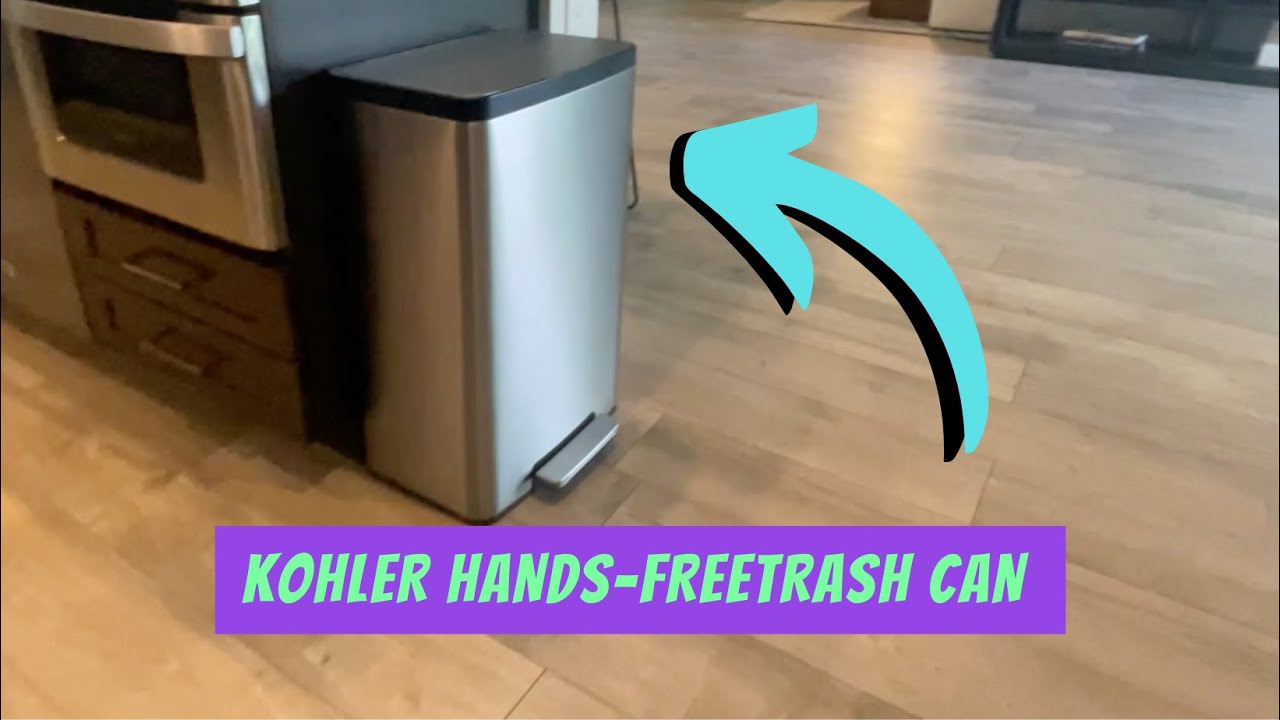 Kohler Hands-Free Trash Can with Foot Pedal REVIEW