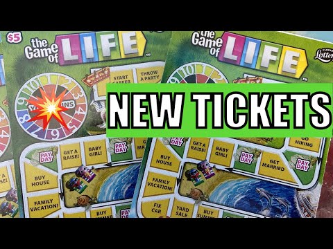 BRAND NEW FLORIDA LOTTERY "THE GAME OF LIFE" SCRATCH OFF TICKETS 🤑 EARLY ACCESS 🙌 COIN GIVEAWAY 🤪