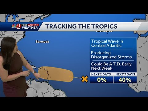 National Hurricane Center monitoring tropical wave in Atlantic as development chances jump