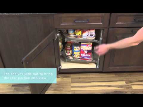 Medallion Cabinetry: Base Blind Corner with Pull-out Storage, Kitchen Storage Part 20