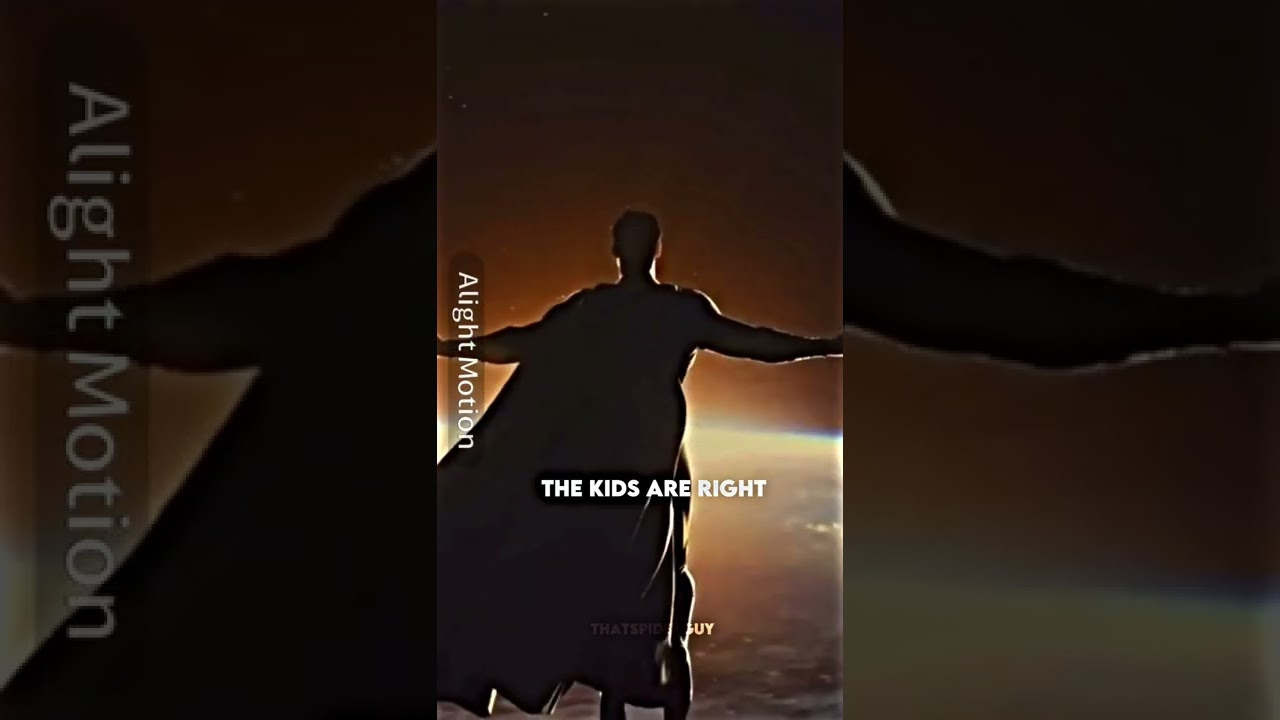 Kids say : Superman beats Thor #marvel #dc #dceu #mcu