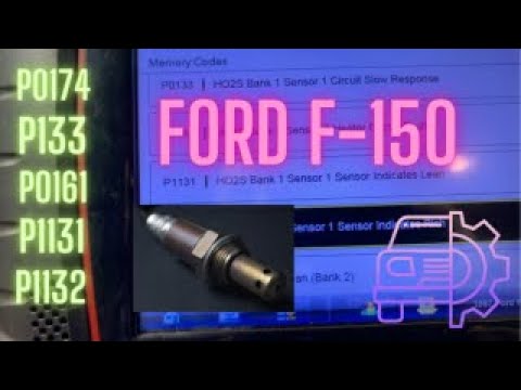 FORD F-150 MAJOR OXYGEN SENSOR ISSUE ! P0174, P133, P0161, P1131, P1132 RICH, LEAN, CIRCUIT CODES