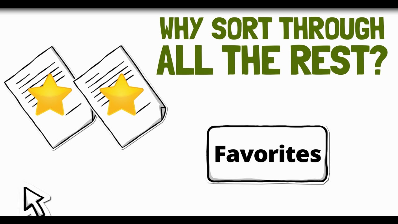 Declutter Your Timesheet  With Favorites