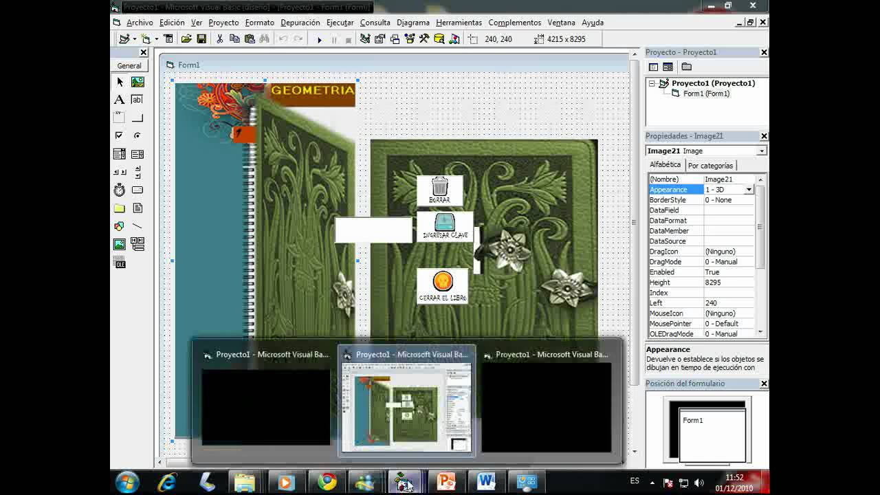 COMO HACER UN LIBRO EN VISUAL BASIC 6.0