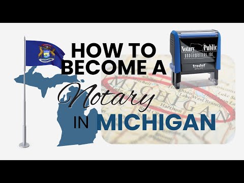 How to become a Michigan Notary
