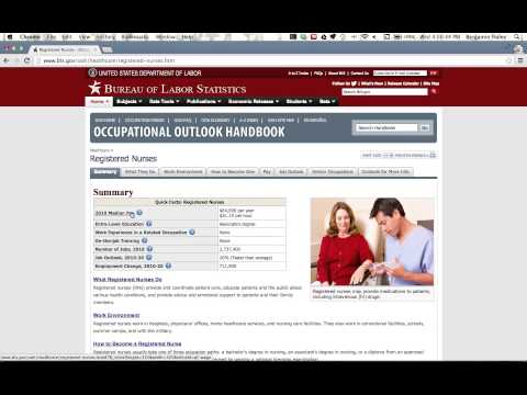 Using the Bureau of Labor Statistics k12 site