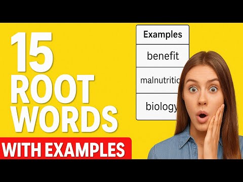 "15 Powerful Root Words with Examples | Boost Your English Vocabulary Fast!"