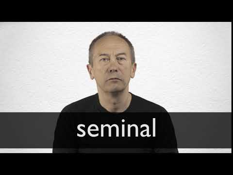 How to pronounce SEMINAL in British English